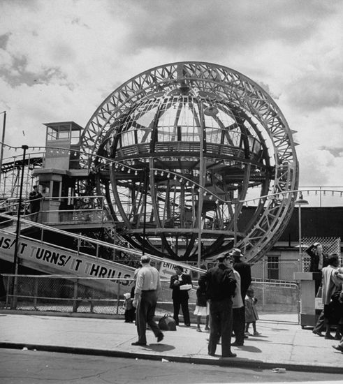Gyro Globe Ride Metal Monster Which Editorial Stock Photo - Stock Image ...