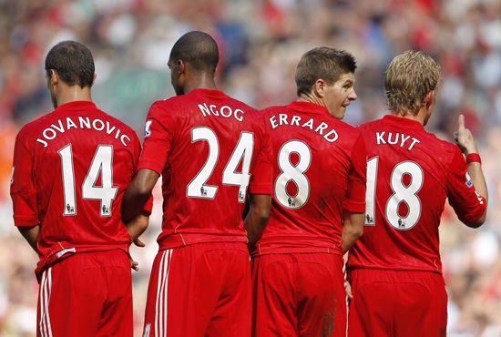 Milan Jovanovic David Ngog Steven Gerrard Editorial Stock Photo - Stock ...