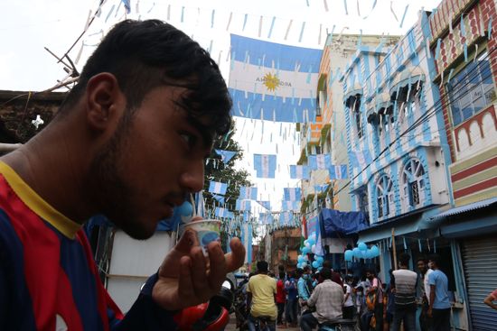 Indian Fans Argentina Lionel Messi Celebrate Editorial Stock Photo ...