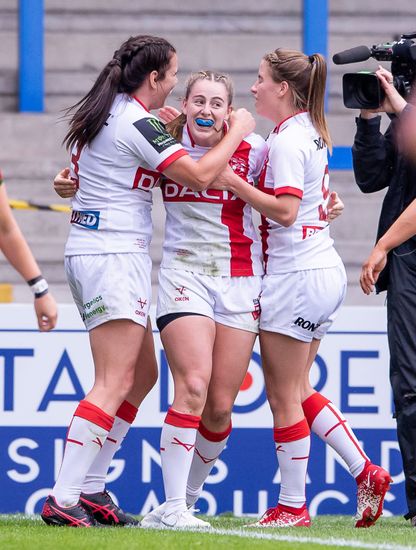 Englands Fran Goldthorp Celebrates Her Try Editorial Stock Photo ...
