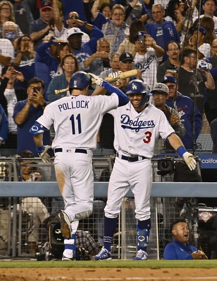 Los Angeles Dodgers Left Fielder Aj Editorial Stock Photo - Stock Image ...