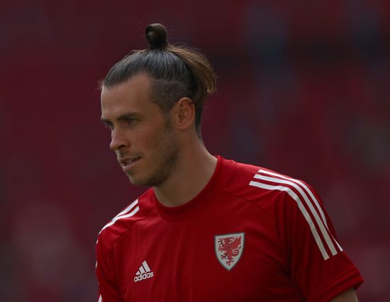 Gareth Bale Wales Warms Prior Uefa Editorial Stock Photo - Stock Image ...