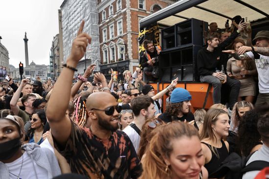 Protesters Seen Dancing During Demonstration a Editorial Stock Photo ...
