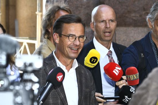 Ulf Kristersson Party Leader Moderaterna Arrives Editorial Stock Photo ...