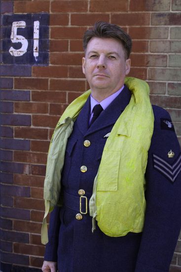 Peter Devitt Wearing Flight Sergeants Uniform Editorial Stock Photo ...