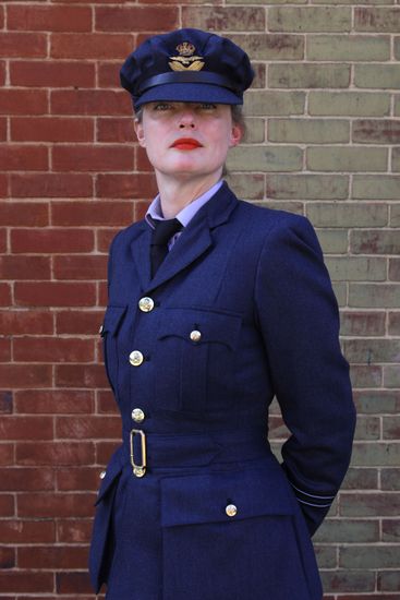 Rebecca Dalley Wearing Section Officers Uniform Editorial Stock Photo ...