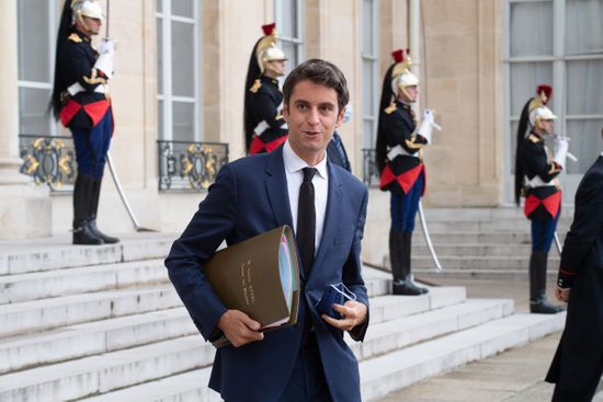 French Secretary State Governments Spokesperson Gabriel Editorial Stock ...