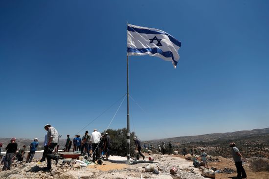 Israeli Settlers Illegal Outpost Settlement Eviatar Editorial Stock ...