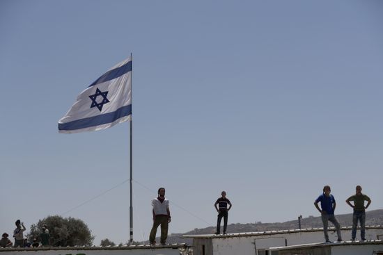Israeli Settlers Illegal Outpost Settlement Eviatar Editorial Stock ...