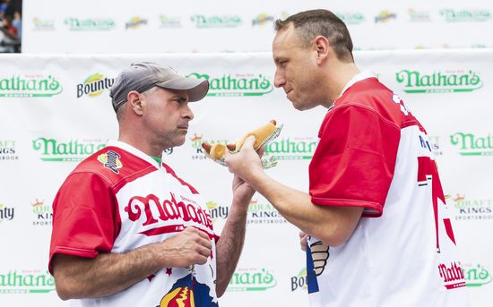 Top Competitive Eaters Geoffrey Esper L Editorial Stock Photo - Stock ...