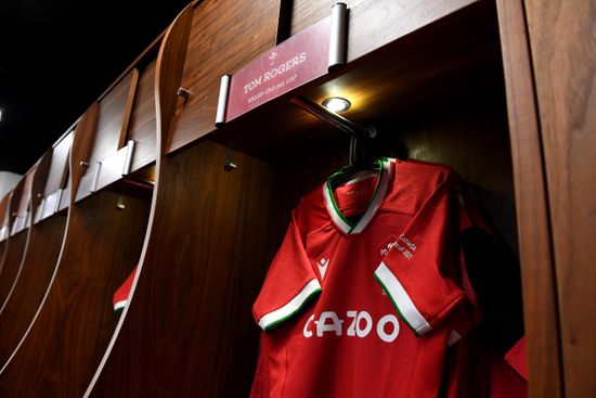 Tom Rogers Wales Jersey Hangs Dressing Editorial Stock Photo - Stock ...
