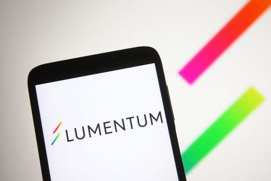 This Photo Illustration Lumentum Holdings Logo Editorial Stock Photo ...