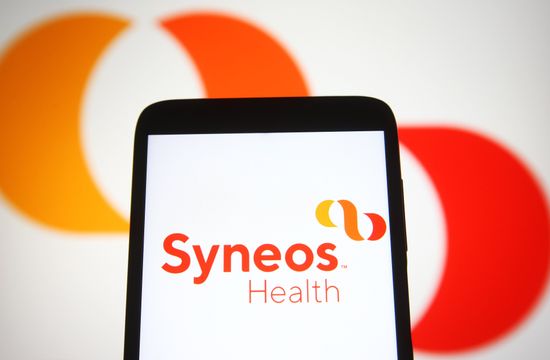 This Photo Illustration Syneos Health Logo Editorial Stock Photo ...