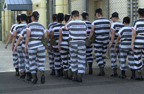 Female Chain Gang Prisoners Maricopa County Editorial Stock Photo ...