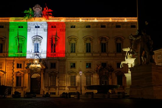Palazzo Della Consulta Fountain Dioscur Rome Editorial Stock Photo ...
