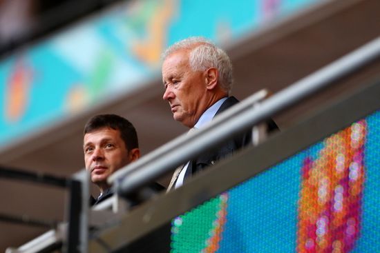 Efl Chairman Rick Parry Stands Wembley Editorial Stock Photo - Stock ...