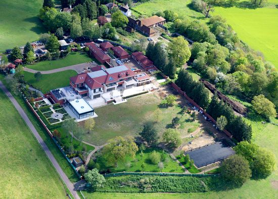 Aerial View Sunninghill Park Editorial Stock Photo - Stock Image ...