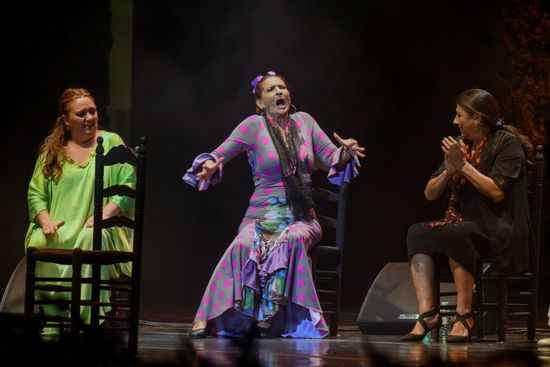 Flamenco Singer Herminia Borja La Chula Editorial Stock Photo - Stock ...
