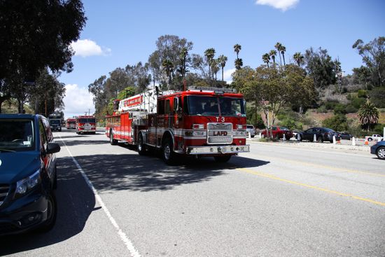 Los Angeles Fire Department Lafd Fire Editorial Stock Photo - Stock ...