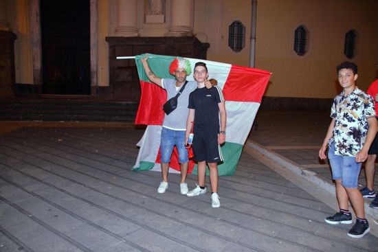 Fans Street Celebrate Smoke Flags Sirens Editorial Stock Photo - Stock ...