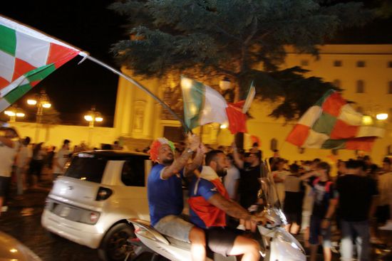 Fans Street Celebrate Smoke Flags Sirens Editorial Stock Photo - Stock ...
