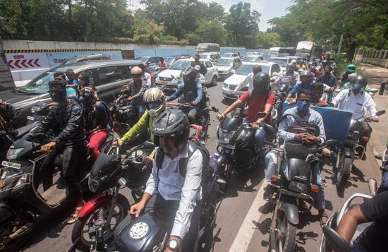 Traffic On Ganeshkhind Road Near University Editorial Stock Photo ...