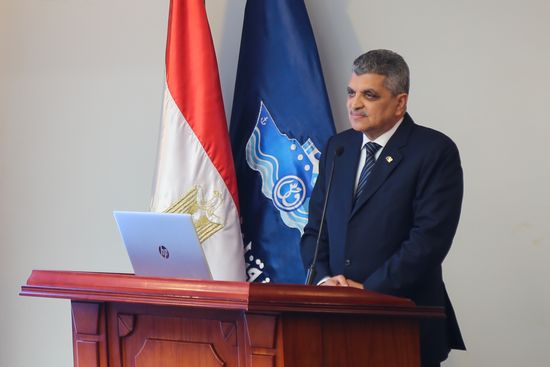 Osama Rabie Chairman Suez Canal Authority Editorial Stock Photo - Stock ...