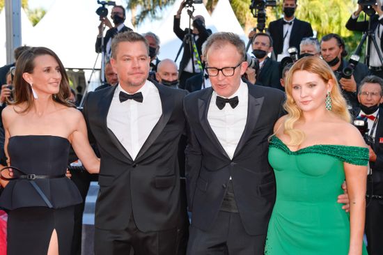 Matt Damon Camille Cottin Tom Mccarthy Editorial Stock Photo - Stock ...