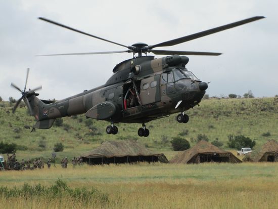 South African Air Force Oryx Helicopter Editorial Stock Photo - Stock ...