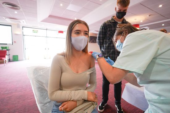 Sophie Addison 23 Receives First Dose Editorial Stock Photo - Stock ...