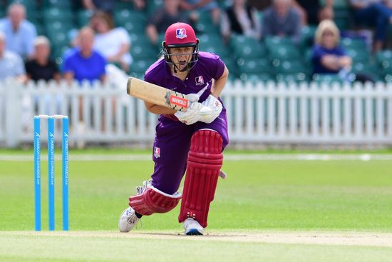 Abi Freeborn Lightning During Charlotte Edwards Editorial Stock Photo ...