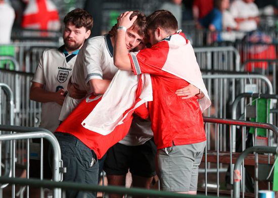 England Fans Look Dejected After Losing Editorial Stock Photo - Stock ...