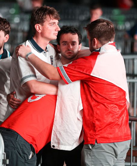 England Fans Look Dejected After Losing Editorial Stock Photo - Stock ...