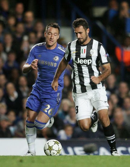 Juventus Mirko Vucinic Chelseas John Terry Editorial Stock Photo ...