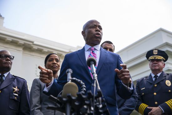 Borough President Brooklyn Eric Adams Speaks Editorial Stock Photo ...