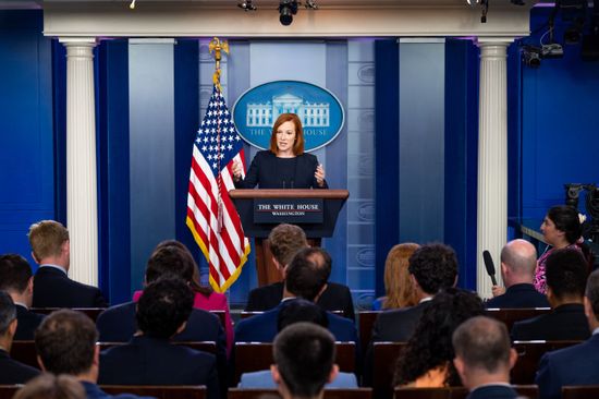 White House Press Secretary Jen Psaki Editorial Stock Photo - Stock ...