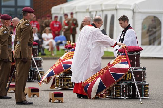 Paras During Ceremony Present New Colours Editorial Stock Photo - Stock ...