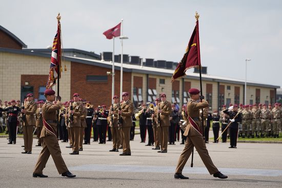 Paras During Ceremony Present New Colours Editorial Stock Photo - Stock ...