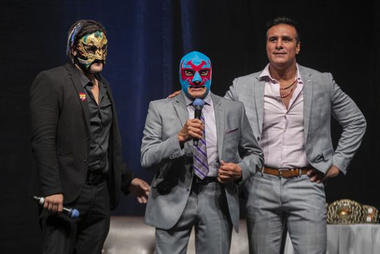 Wrestlers Dos Caras Jr Dos Caras Editorial Stock Photo - Stock Image ...
