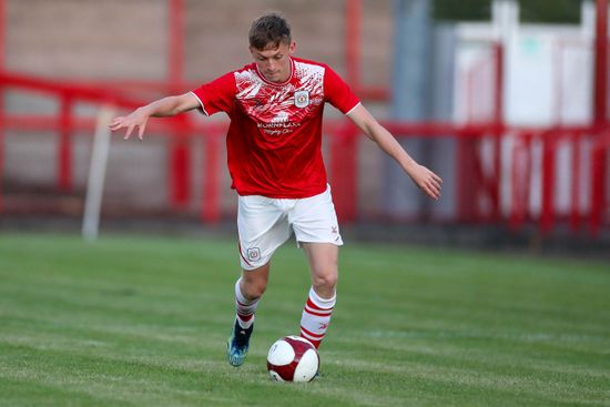 Crewe Alexandra Midfielder Charlie Finney Crosses Editorial Stock Photo ...