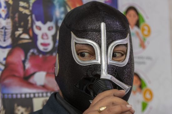 Wrestler Rayo De Jalisco Jr During Editorial Stock Photo - Stock Image ...