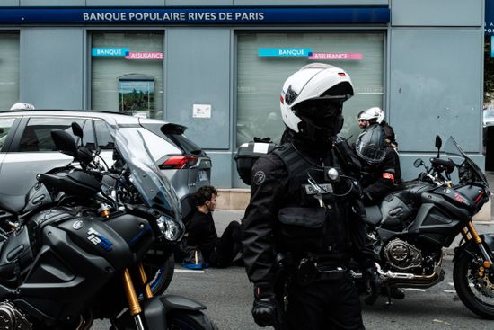 Bravm Motorcycle Riot Police Officers Fully Editorial Stock Photo ...