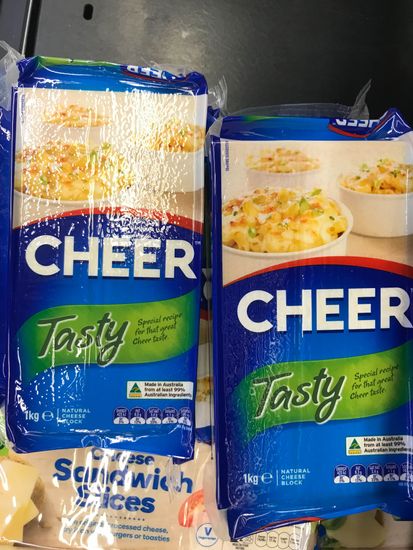 Cheer Cheese On Display Supermarket Sydney Editorial Stock Photo ...