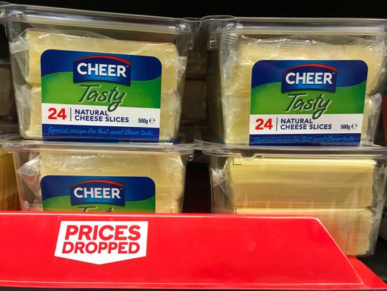 Cheer Cheese On Display Supermarket Sydney Editorial Stock Photo ...