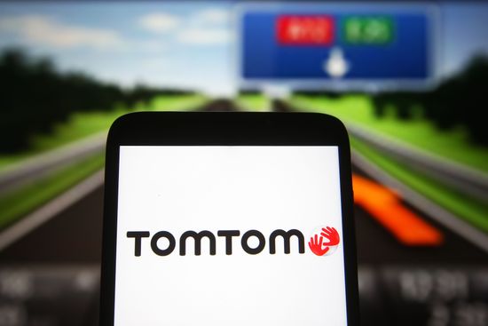 This Photo Illustration Tomtom Tomtom Nv Editorial Stock Photo - Stock ...