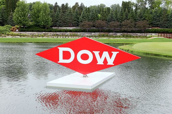 Dow Signage Seen Clubhouse Water During Editorial Stock Photo - Stock ...