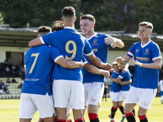 Rangers B Team Forward Tony Weston Editorial Stock Photo - Stock Image ...