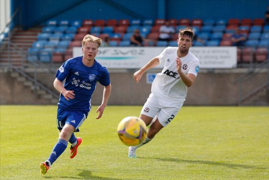 Peterheads Lyle Cameron 10 Cove Rangers Editorial Stock Photo - Stock ...