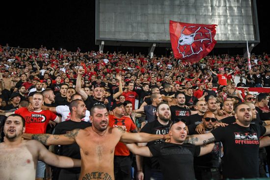 Cska Sofia Fans During 2021 Bulgarian Editorial Stock Photo - Stock ...