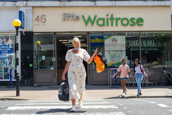 Shoppers Leaving Waitrose Amersham Today Had Editorial Stock Photo ...